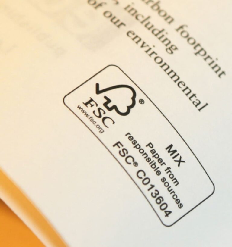 Forest Stewardship Council Certificate