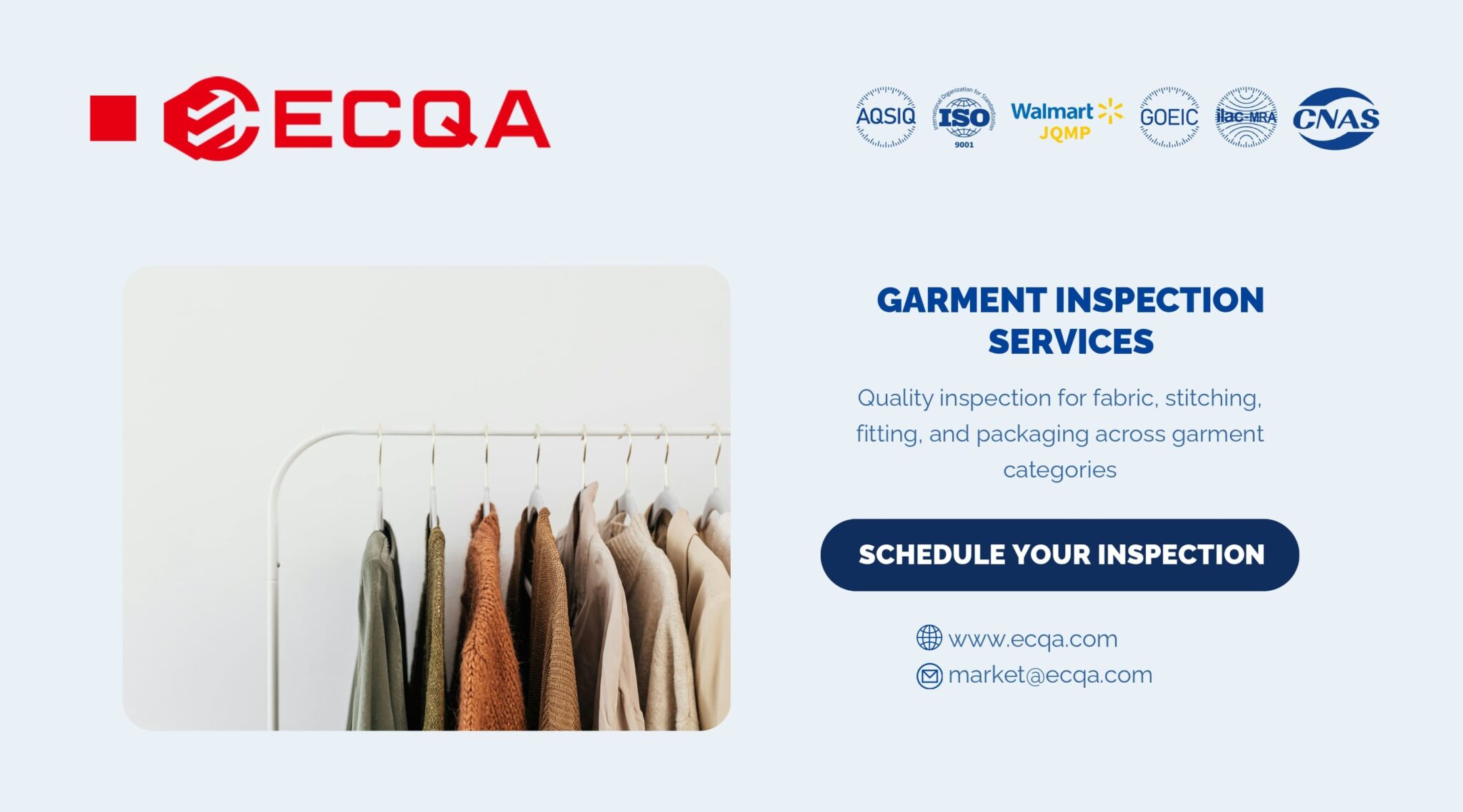 Garment Inspection Services| ECQA